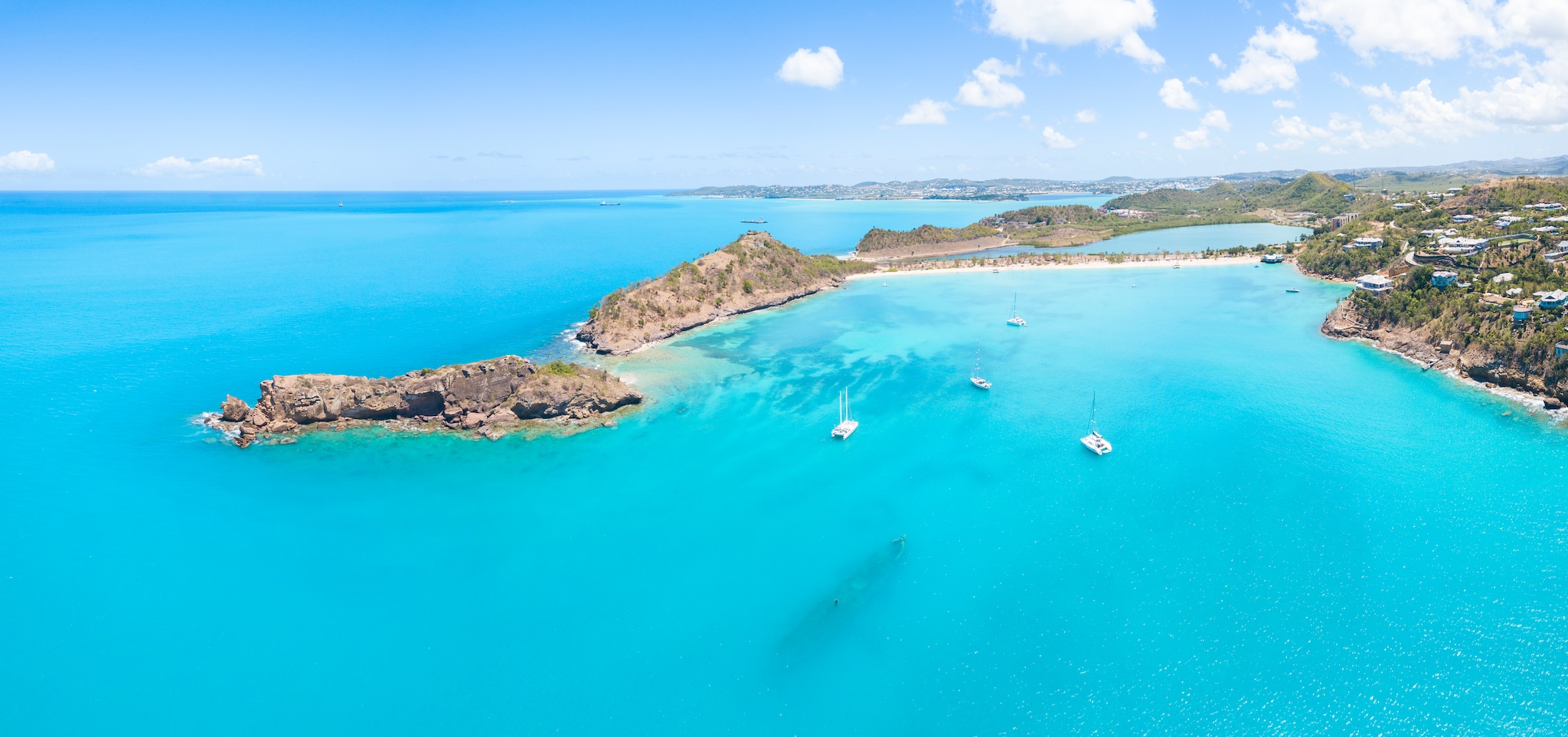Deep Bay Beach by Boat