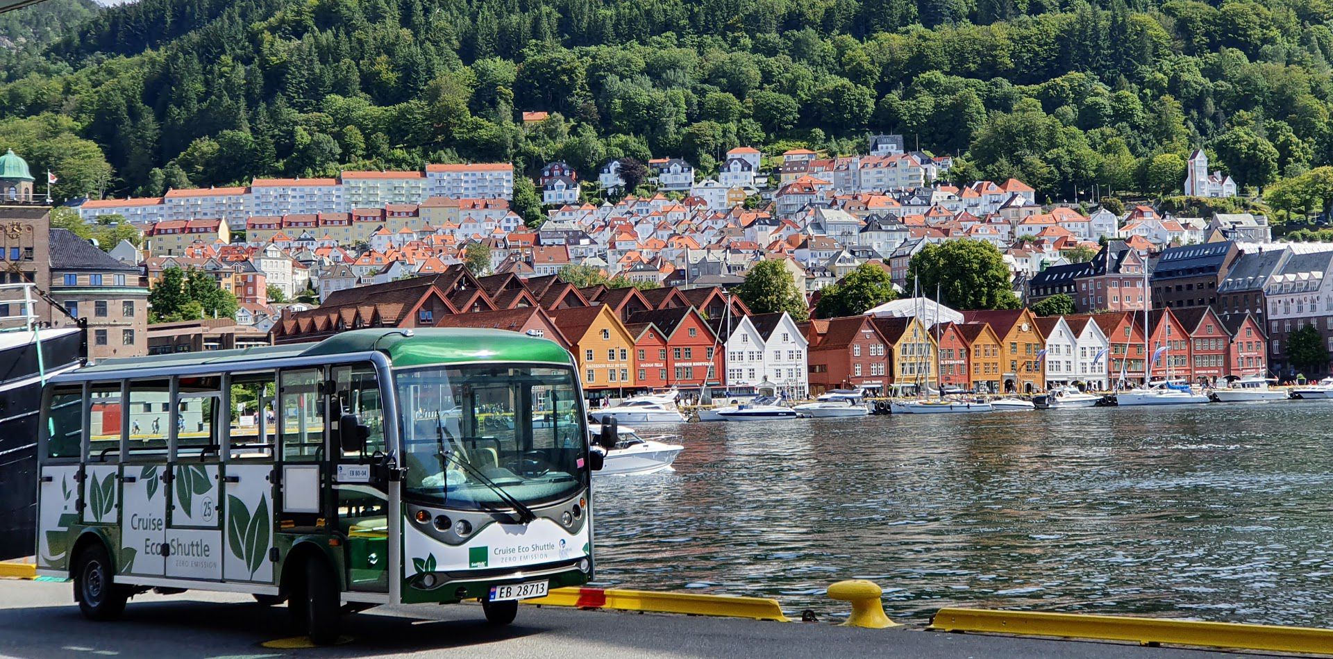 Secrets of Bergen with Electric bus