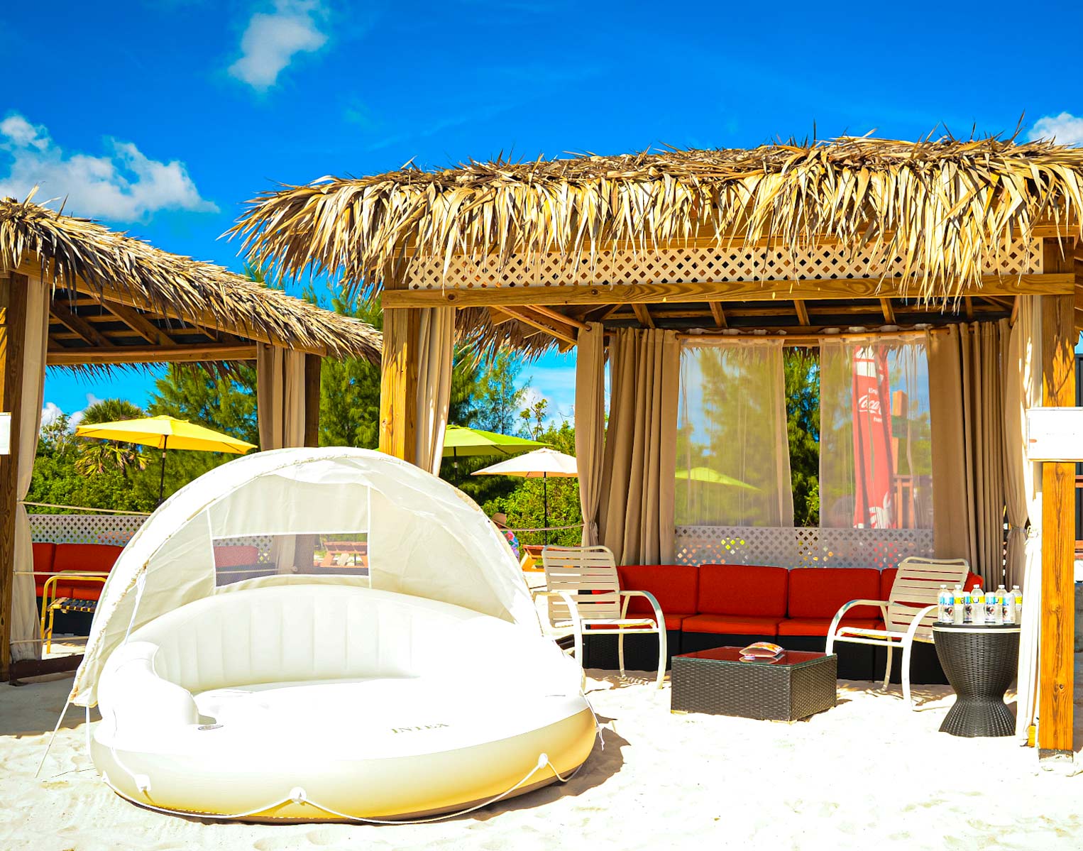 Beach Getaway with Private Ocean-View Cabana