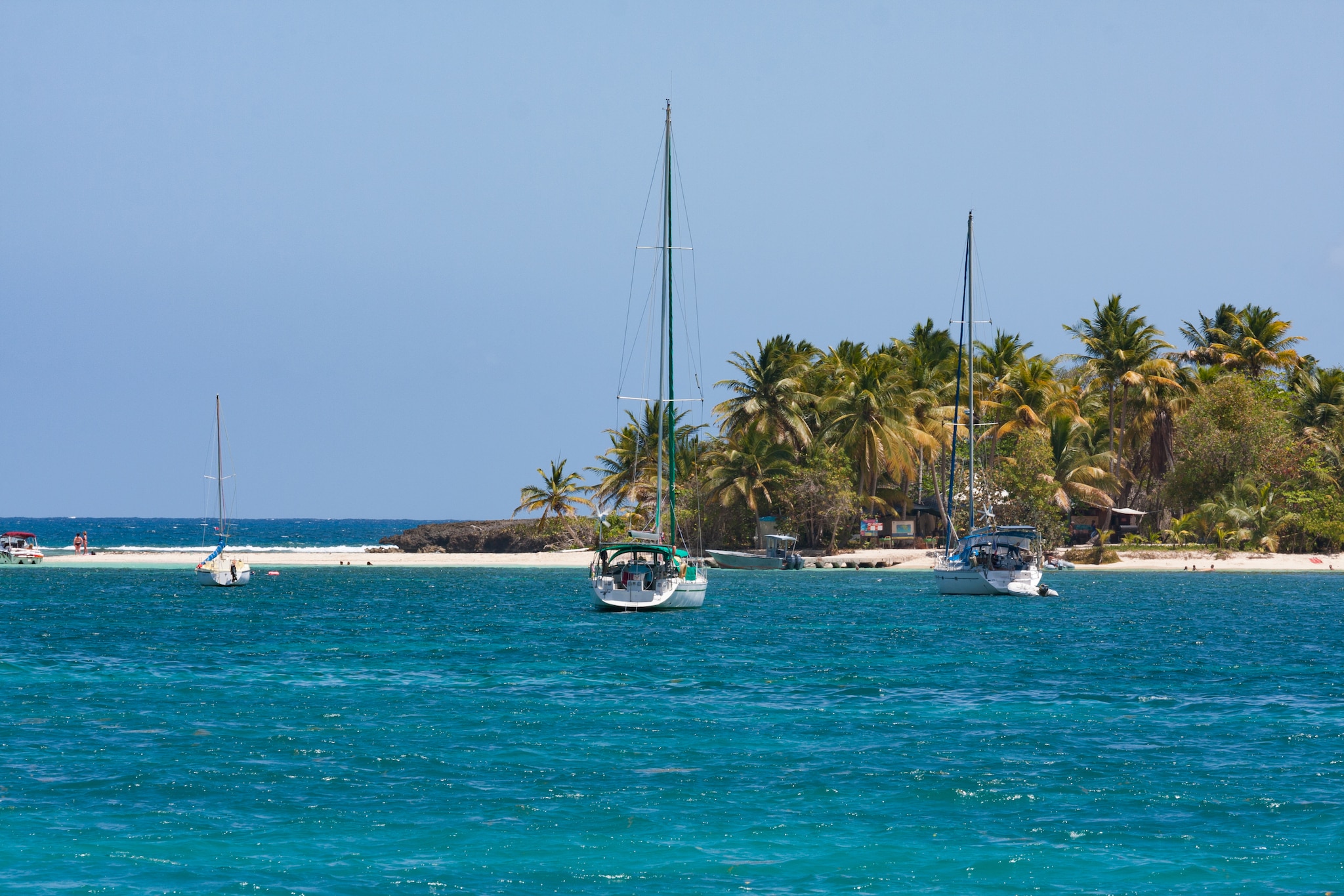 Gosier Islet by Catamaran