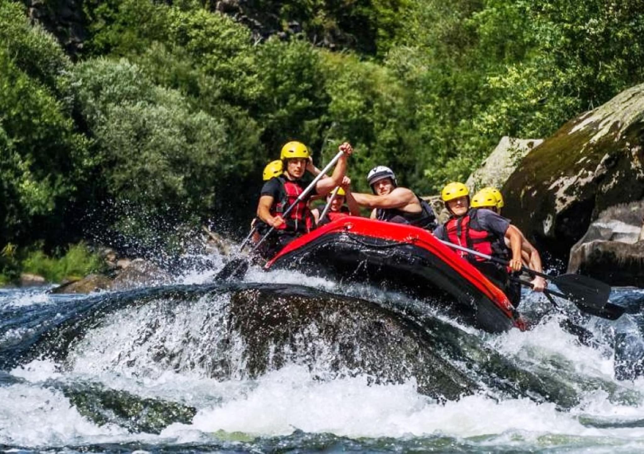 Rafting on the Ulla River