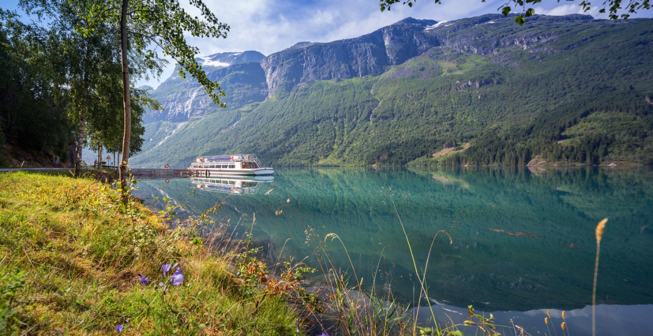 Leisurely Lovatnet Lake Cruise