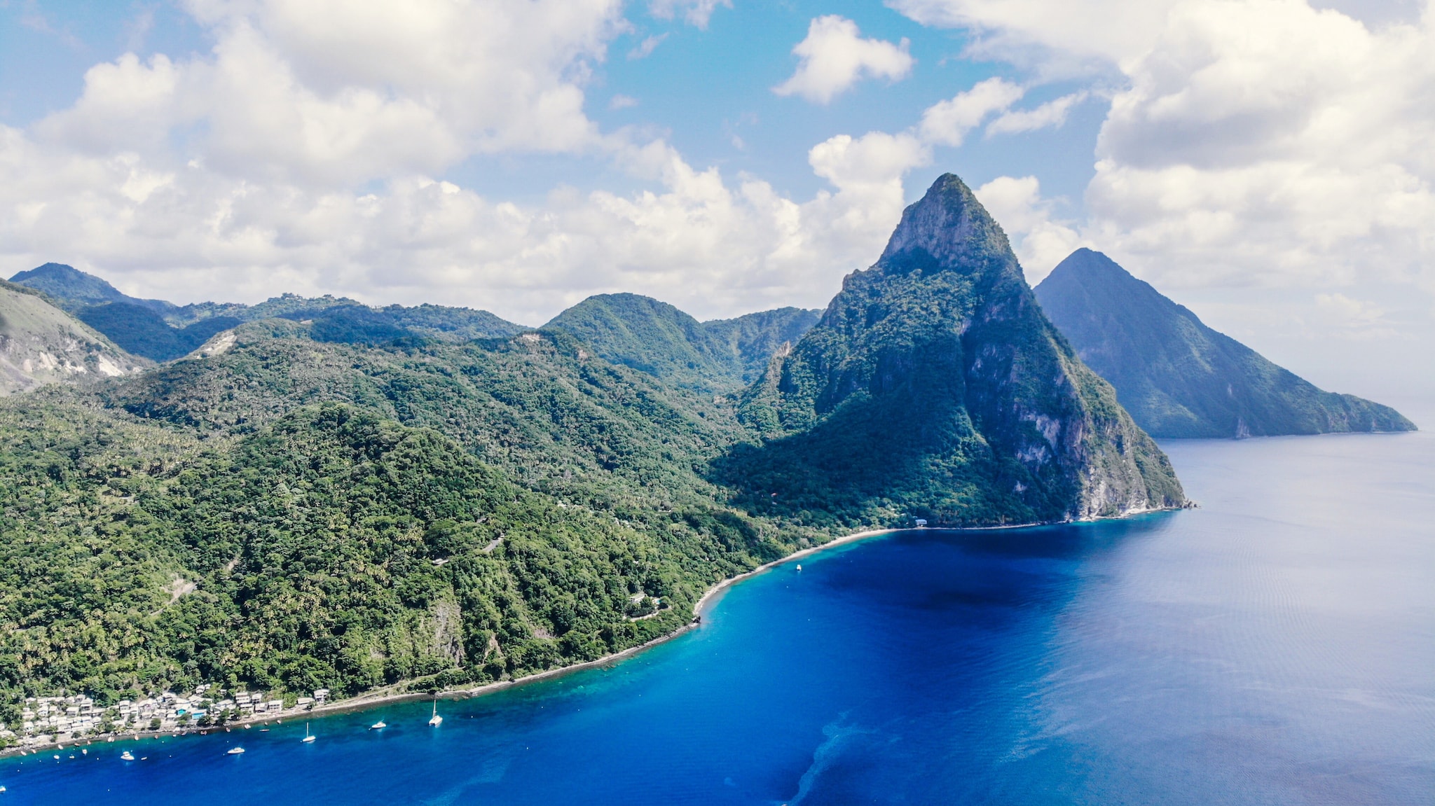 Speed Boat to Pitons & BBQ Lunch