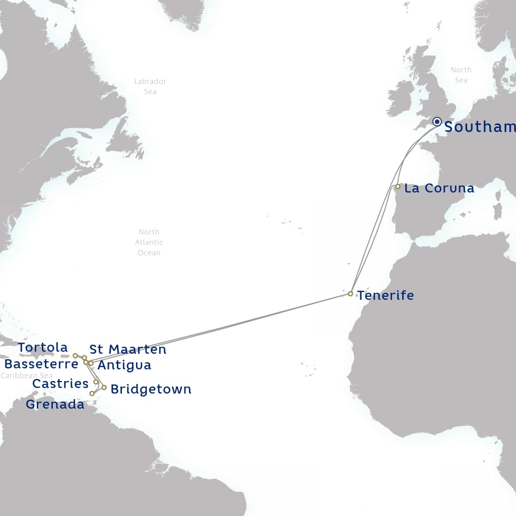 G601 - Caribbean Cruise | 03 Jan 26 | P&O Cruises