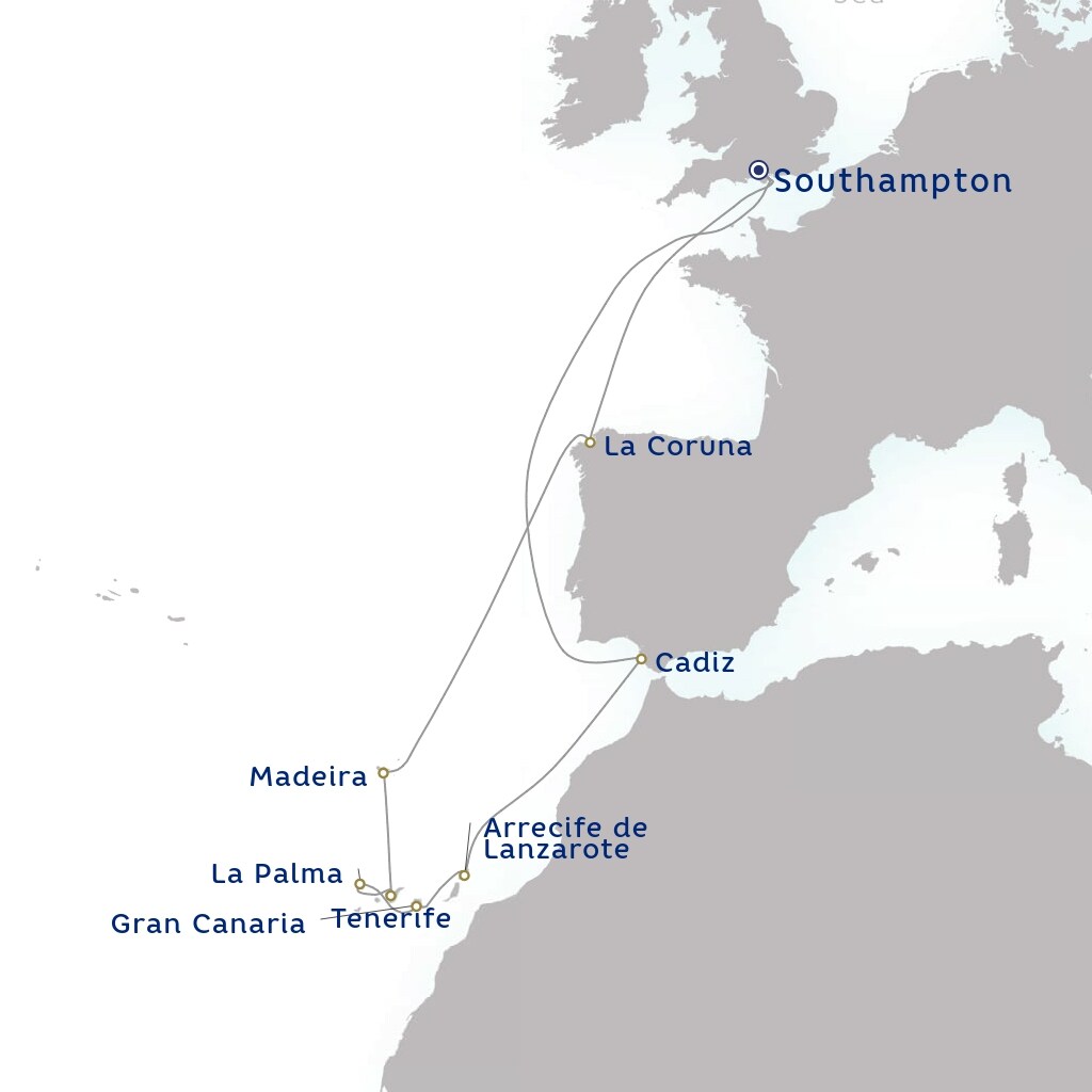 J519 - Canary Islands Cruise | 17 Nov 25 | P&O Cruises
